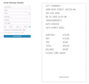 Receipt Template for Drugstore and Pharmacy Receipt – MakeReceipt